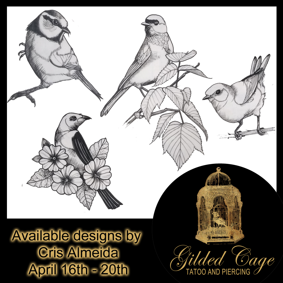 Guest Artist | Tattoo Studio Brighton Gilded Cage